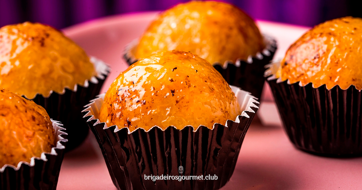 Receita de Brigadeiro Gourmet Brûllé | Brigadeiro Gourmet